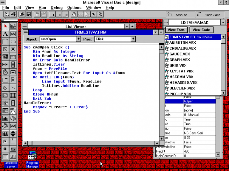 History of Development: Visual Basic 2.0 | BASeCamp Programming Blog
